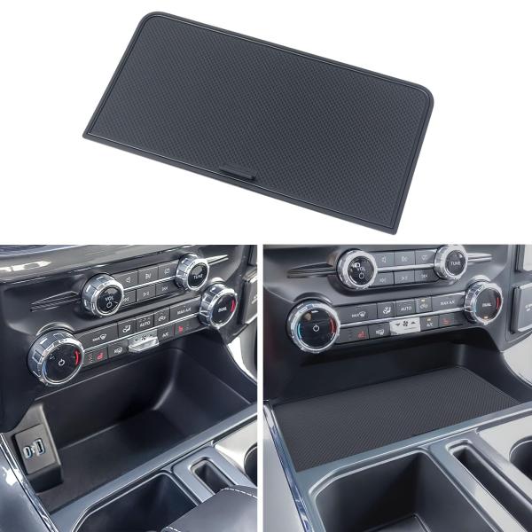 商品名: センターコンソールオーガナイザーコンパートメントカバー 2021-2024 2025 フォード F150用 隠しパネル シークレットポケット蓋 インテリアアクセサリー (シフター前のオープンポケットに収まります) Center C...