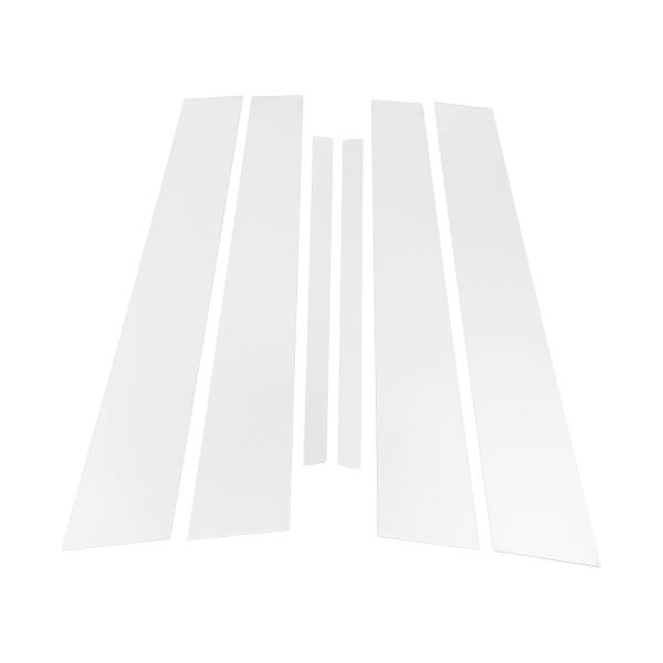 商品名: TUCKBOLD ドアピラーウィンドウトリム ホンダ アコード 2008-2012 フロント リア 左 右 アンチスクラッチ ステッカー ピラー ポスト カバー クローム シルバートーン 6個 TUCKBOLD Door Pill...