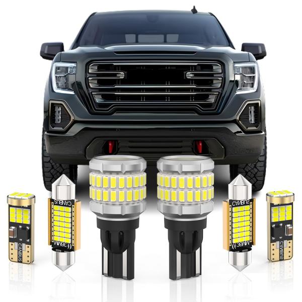 商品名:  BMT xms LED Interior Light Kit Replacement for GMC Sierra/Chevrolet Silverado 2014-2020, 6000K White Car Light Int...