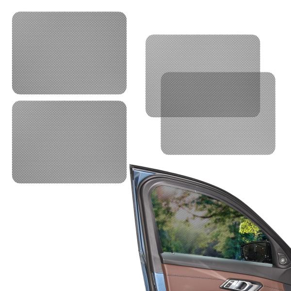 商品名: Tecledsn 車用サイドウィンドウサンシェード4点、カーウィンドウシェード、静電気粘着フィルムステッカーサンシェード、紫外線プライバシープロテクター、再利用可能、洗えるサンシェード、ほとんどの車、SUVにユニバーサル。 Tec...