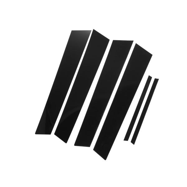 商品名:  Partuto 6 Pcs Door Cover Panel Trim Pillar Posts Exterior Door Window Anti Scratch Stickers for Honda Civic Sedan ...