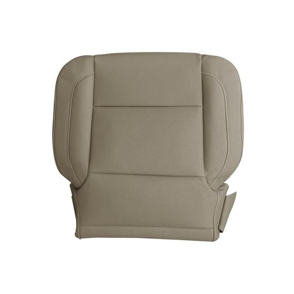 商品名: UINIEBOOM ドライバーボトム 穴あきレザーシートカバー 交換用タン フロント運転席側シートカバー シボレーシルバラード/GMC Sierra 1500 2500HD 3500HD LS LTZ SLT 2015-2019に...