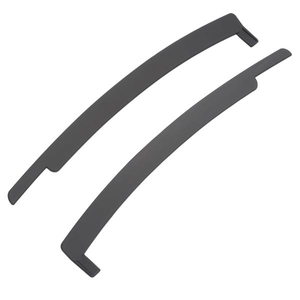 商品名: HECASA 2個 下部フロントガラストリムモールディング ペア 1983-1993 フォード マスタング コブラ クーペ/ハッチバック/コンバーチブルフロントウィンドウワイパー カウルパネルカバーモールディング ブラック プラス...