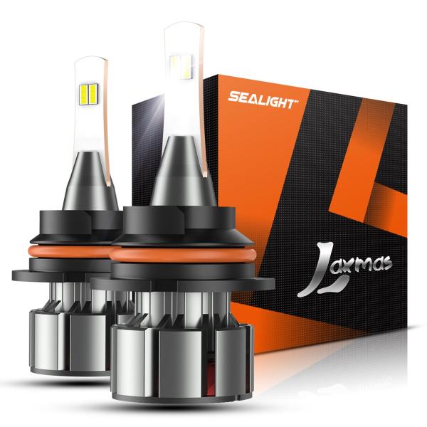 商品名:  SEALIGHT 9007 Light Bulbs, HB5 9007 LED Fog Light 36000LM 800% Brighter Light Bulb, 6000K Cool White, Plug and Pla...