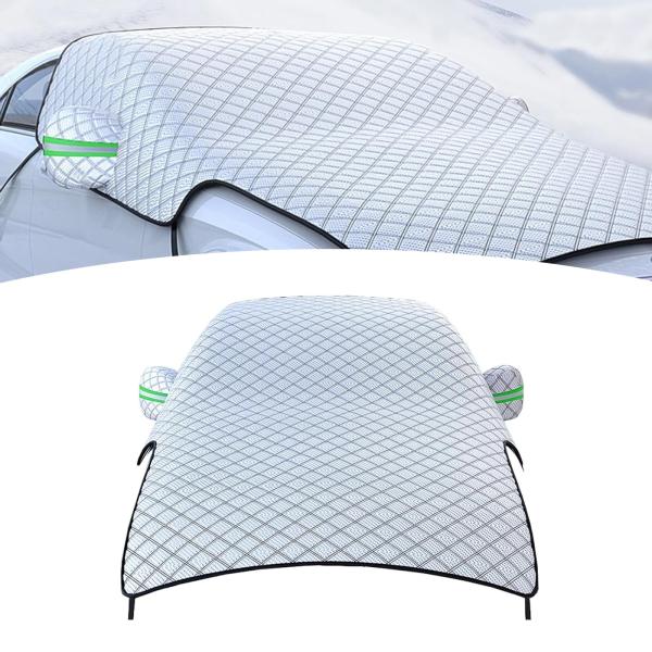 商品名:  DYEKNEE Car Windshield Cover for Ice and Snow, Car Front Windshield Hood Front Side Window Glass Protective Cover,...