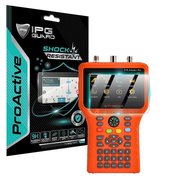 商品名: IPG ProActive GTMEDIA V8 Finder Pro - Pro 2 Satellite Finder 4.3インチディスプレイ 硬度9H スクリーンプロテクター ナノセラミックフィルム 超反応性 高透明度 傷防...