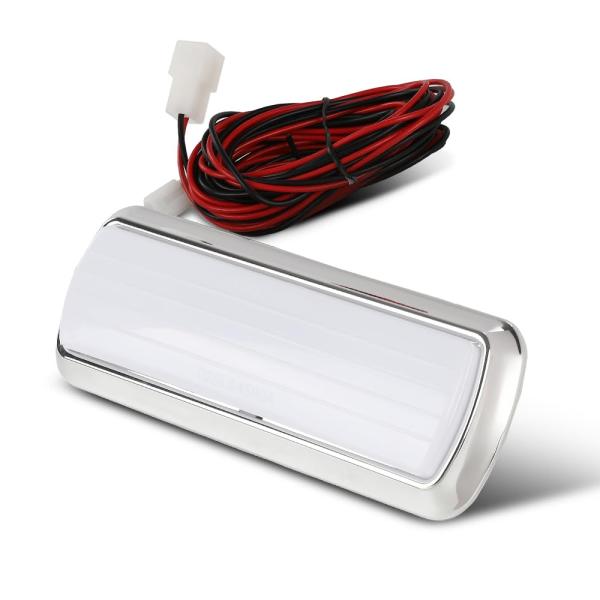 商品名:  PIT66 Dome Light Lamp Assembly LED Chrome Base Compatible with 1960-1972 Chevy GMC Pickup Truck C/K 10 20 30ブランド: ...