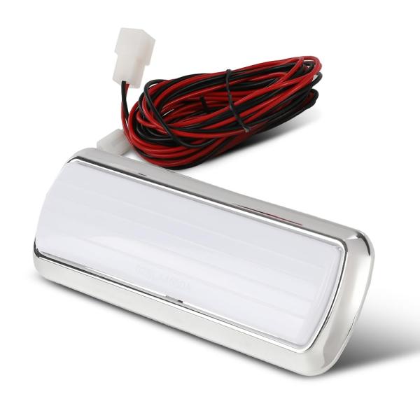 商品名:  LQI LED Dome Light Chrome Interior Compatible with Chevy GMC Pickup Truck C10 C20 K10 1960-1972 Dome Lamp Assembly...