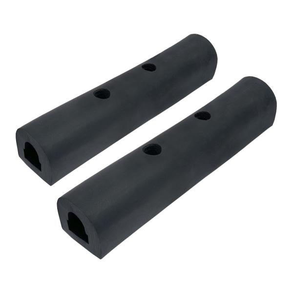 商品名: ゴム製バンパーストリップ ユニバーサル10インチ x 2インチ x 2インチ - 配達用バン 作業トラック トレーラー 積み込みドック リアフェンダーの保護ガード (2パック) Rubber Bumper Strip, Unive...