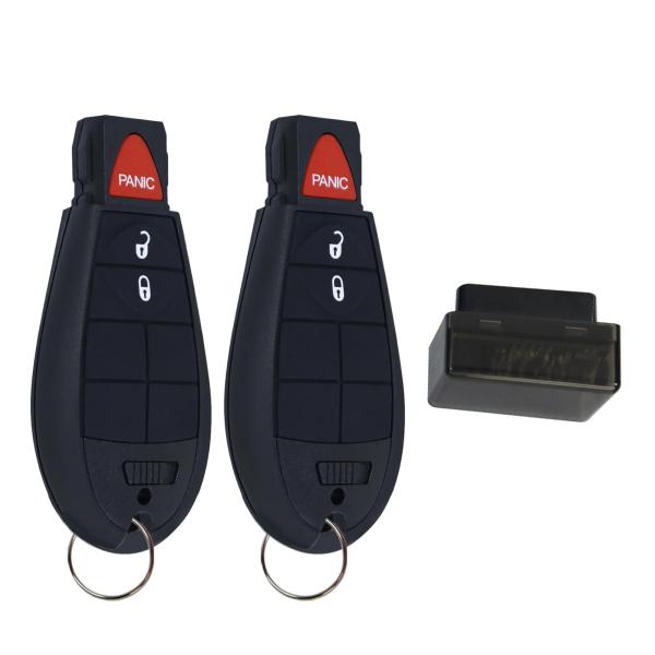 商品名:  ADAURIS 2PCS Key fob Keyless Entry Remote Key kit Key Fob Replacement Fits for Dodge Chrysler Town and Country / C...