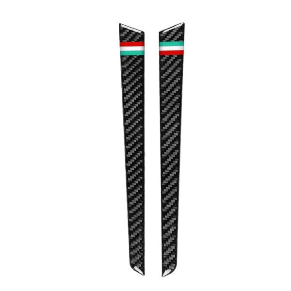 商品名:  Cnswee6 2Pcs Car Interior Door Panel Cover Front Trim Strip Sticker Carbon Fiber Black for Alfa Romeo 159 2004-201...