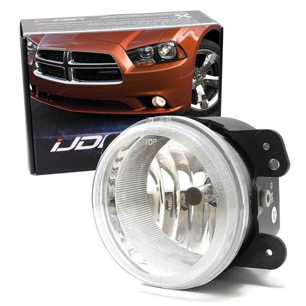 商品名:  iJDMTOY One Piece Clear Lens Fog Lamp Replacement w/ H10 9145 Halogen Bulb Compatible With Jeep Wrangler, Grand Ch...