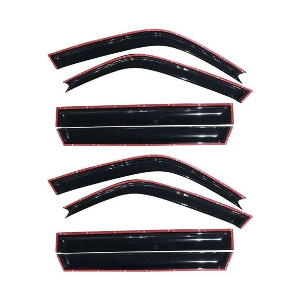 商品名:  Ulsrkell 8 Pieces - 4-Door Acrylic Window Visors Sun Rain Guard Deflector Front Rear Left Right for Toyota for RAV...