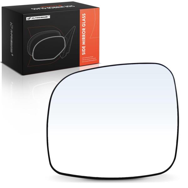 商品名:  A-Premium Left Driver Side Non-Heated Mirror Glass with Backing Plate - Compatible with Dodge Grand Caravan 2008-2...