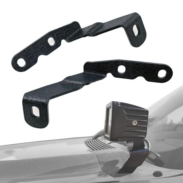 商品名: DarSeity ロープロファイルマウントフードヒンジ 溝ライトブラケット シボレーサバーバンタホシルバラード、GMC ユーコンシエラ 2007-2013、補助オフロード照明用(シボレー/GMC 07-13用) DarSeity ...