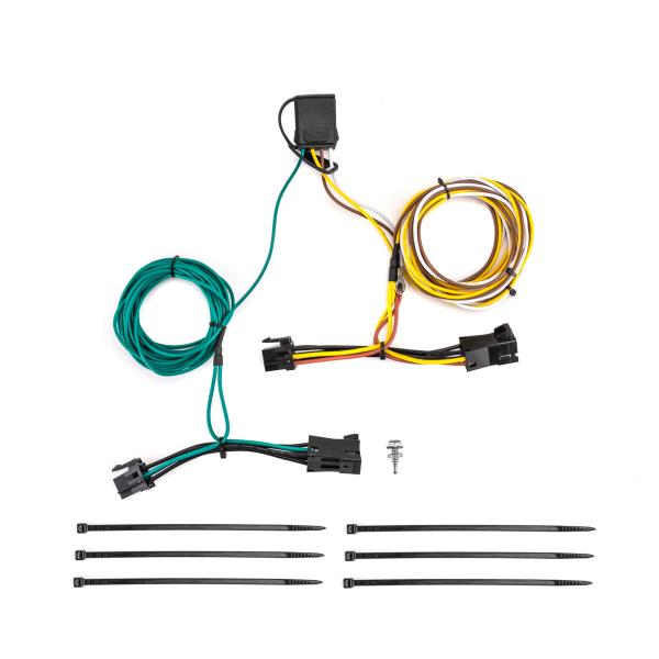 商品名: WeiSen カスタム 4ピン トレーラー配線ハーネスキット 牽引ヒッチ 配線ハーネス シボレーエクスプレスフィット GMC Savana 1500 2500 3500 2003-2025に対応 WeiSen Custom 4-P...