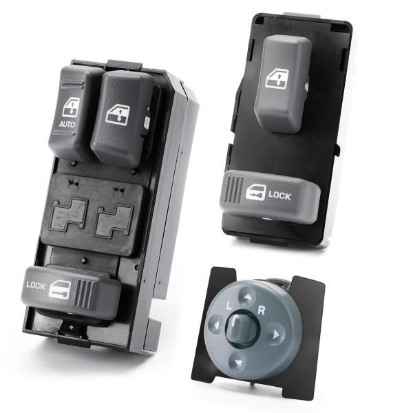 商品名: パワーウィンドウスイッチ 2ドアドライバー+助手席側+ミラーコントロール、1994-2001シボレーGMC C1500 C2500 C3500 K1500 K2500 K3500 Tahoe Yukon 15151356、1515...