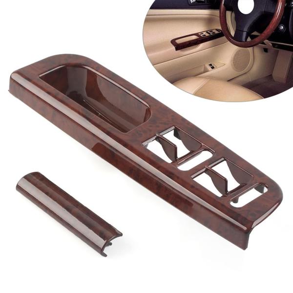 商品名:  Cnamid5 1 PCS Peach Wood Grain Front Left Car Interior Automobile Door Window Control Panel Cover For VW for Passa...
