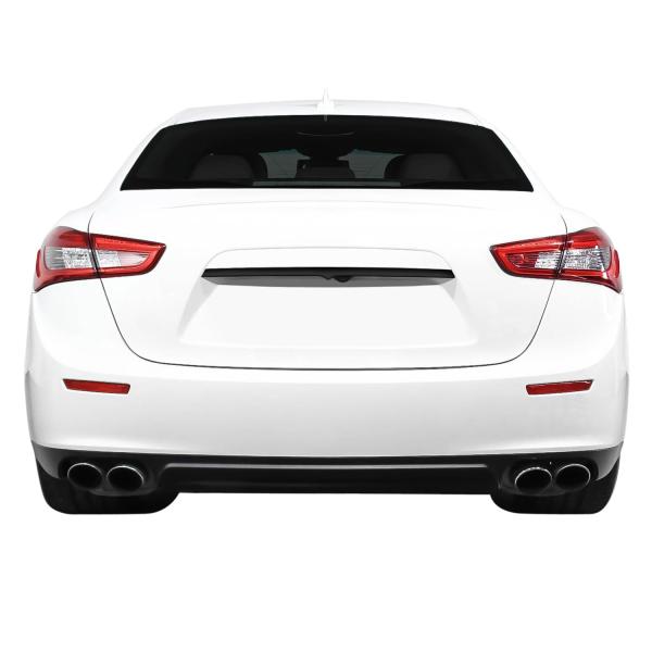 商品名:  SlickMod Chrome Delete Blackout Vinyl Overlay for 2014-2023 Maserati Ghibli Trunk Trim (Gloss Black)ブランド: SlickMod...