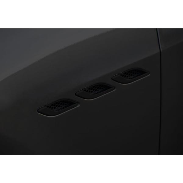 商品名:  SlickMod Chrome Delete Blackout Vinyl Overlay for 2014-2023 Maserati Ghibli Fender Trim (Gloss Black)ブランド: SlickMo...