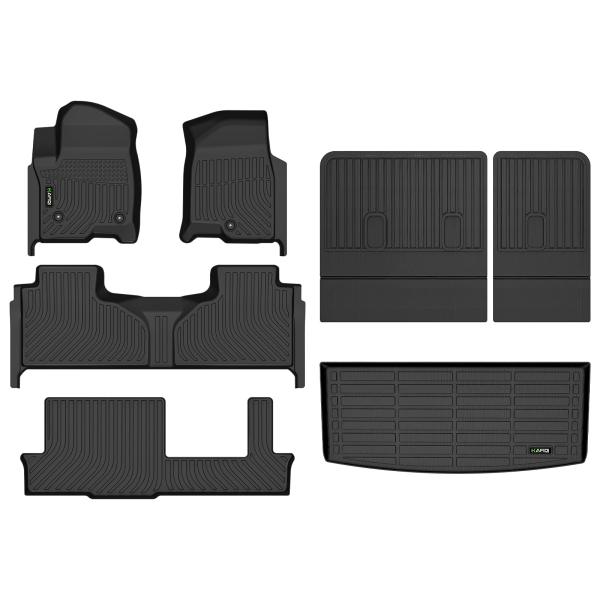 商品名:  HAFIDI〓 Floor Mats &amp; Cargo Liner &amp; Seatback Cargo Set Fit for Chevrolet Chevy Tahoe &amp; GMC Yukon 2021-2...