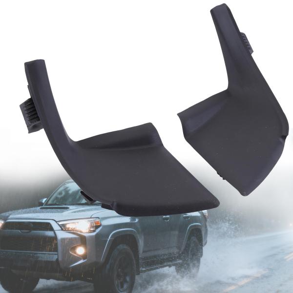 商品名: Slakerbe フロントガラス ワイパー カウル サイド カバートリム トヨタ 4 ランナー 2010-2023、53867-35020 53866-35030 フェンダーからカウルフードサイドシール延長トリムパネルに対応 Sl...