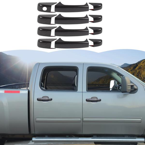 商品名:  RT-TCZ Door Handle Cover Trim Decoration Exterior Accessories for Chevy Avalanche/Suburban/Tahoe/Silverado 2007-20...