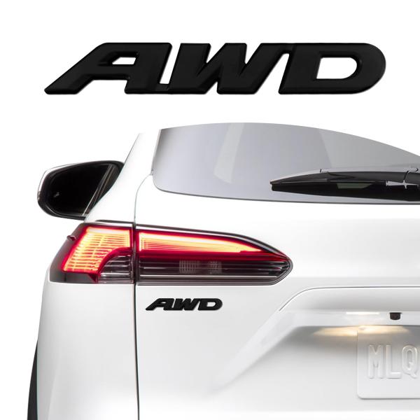 商品名: RGOAANC ユニバーサル 4X4 エンブレムバッジ 3Dロゴ、エンブレムステッカー、3Dフェンダーバッジデカールカーステッカー、フルカバレッジ接着剤交換用 トヨタ 4Run、Tunトラックピックアップモデルと互換性(AWD、ブ...