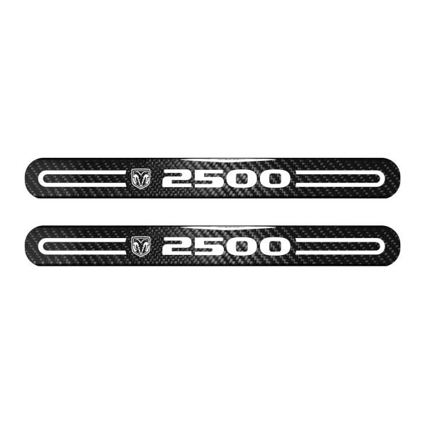 商品名:  iPick Image for RAM 2500 Black Sticks Style Real Carbon Fiber 2 Pcs Universal Door-Sill-Step Protector Guard Decal...