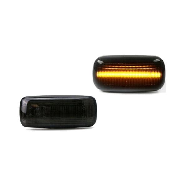 商品名:  Nianzai Amber Front Quarter Panel Side Marker Lights A2 Black ABS Bulbs for Audi for A3 1998-2003 for A4 1996-2000...