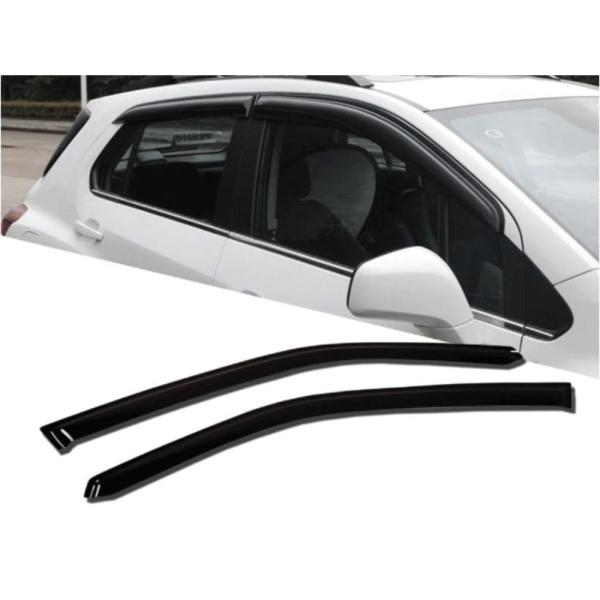 商品名:  Ulsrkell 2pcs Sun Rain Wind Deflectors Door Window Visors Outside Mount Channel Style Dark Smoke Tint for Ford for...