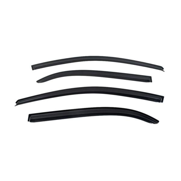 商品名:  Ulsrkell 4pcs Sun Rain Guard Trim Door Window Protection Visor Outside Mount Channel Style Acrylic Smoke for Toyot...