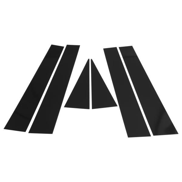 商品名: HOPESPANNER ドアピラーウィンドウトリム シボレー キャプティバ 2006-2015用 ブラック フロント リア 左 右 傷防止 ステッカー ピラーポストカバー 6個 HOPESPANNER Door Pillar Wi...