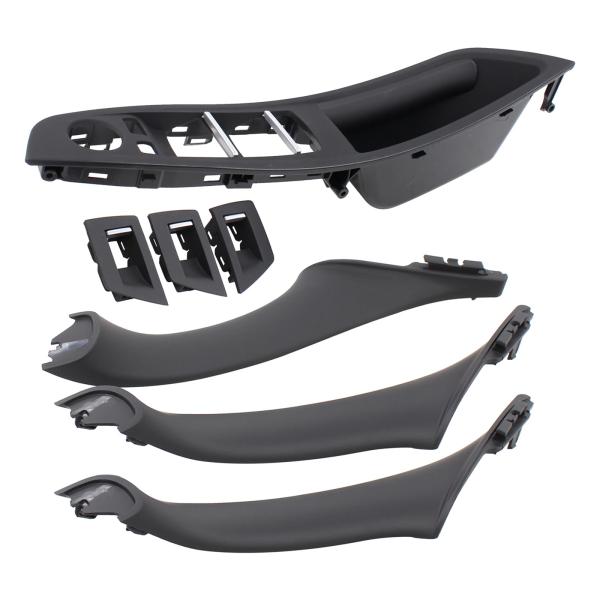 商品名: ApplianPar 運転席側ウィンドウスイッチ ドアハンドル 後部 フロント 左右 インナー アームレストパネル プルハンドル トリムカバー 520 523 525 528 530 535 F10 F11 F18用 Applia...