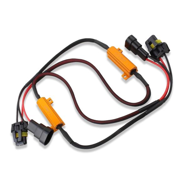 商品名:  DYEKNEE 2 PCS Car 9005/9006 LED Bulb Decoder, Fog Lamp Modification Special Anti-strobe Fault Eliminator, IP67 Wat...