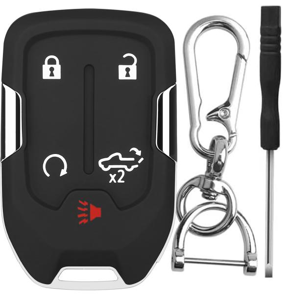 商品名:  Replacement Key Fob Shell Case Fits for Chevy Silverado 2019 2020 2021 2022 and GMC Sierra 1500,2500HD, 3500HD 5-B...