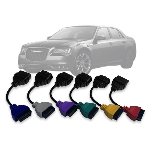 商品名: VZG OBD2ケーブルセット FiatECUscan用 OBDii 診断スキャナー交換用フィアット/ジープ/クライスラー/ダッジ/ランチア ECUコネクタツールに対応 マルチECUScanアダプター ELM327 v1.4/KC...