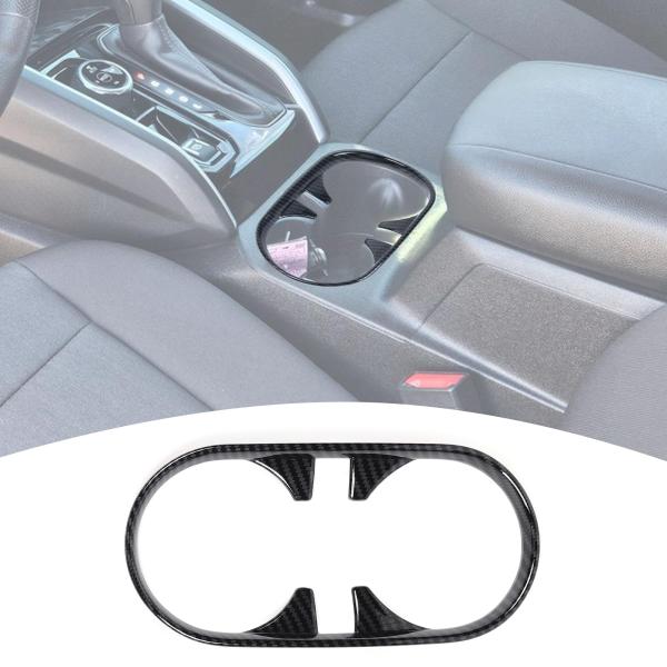 商品名: PDKLIN コロラドフロントカップホルダートリムカバー シボレーコロラド/GMCキャニオン2023年以降用 ブラックカーボンファイバーインテリアアクセサリー 1個 PDKLIN for Colorado Front Cup Ho...