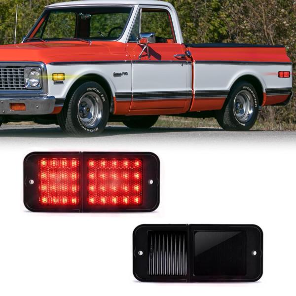 商品名:  Gsdmsye Rear LED Bumper Side Marker,Turn Signal Lights for Chevy C10 &amp; GMC Pickup Trucks C15 C25 C35 1968-1972...