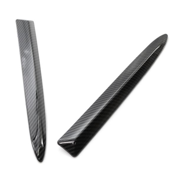 商品名:  SIKUAI Front Bumper Center Moulding Trim Covers Accessaries for Fiat 500 2007-2015, Carbon Fiber Lookブランド: MRFAIRI...