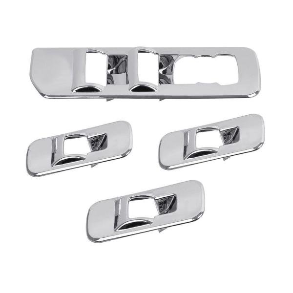 商品名:  Nianzai Accessories Window Lift Switch Panel Chrome Cover Trim Left Right Front ABS for Ford for F150 2.7L/3.5L/5....