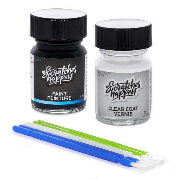 商品名:  ScratchesHappen Exact-Match Touch Up Paint Kit - Vesuvio Gray (035/B) for Maserati - Essential (Paint + Clear Coat...