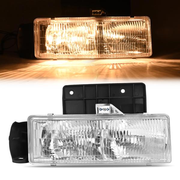 商品名:  HECASA Right Headlight Compatible with 1995-2005 Chevrolet Chevy Astro GMC Safari Replacement for GM129B101R GM250...