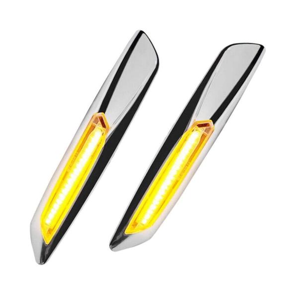 商品名:  Eohfsxk Clear Amber Front Side Quarter Panel Markers Light Bulbs for 330i 2006-2007,for 530i 2004-2010 Chrome-Hous...