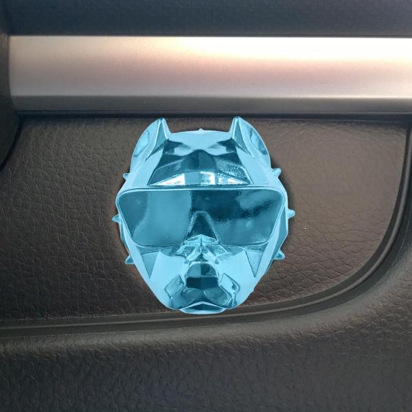 商品名: Bully Dog 車 エンジン プッシュトゥスタートボタンカバー、亜鉛合金イグニッションスイッチ保護カバー 傷防止 プッシュスタートストップボタンカバー 装飾ステッカー ユニバーサル 車 トラック SUV (ブルー) Bully...