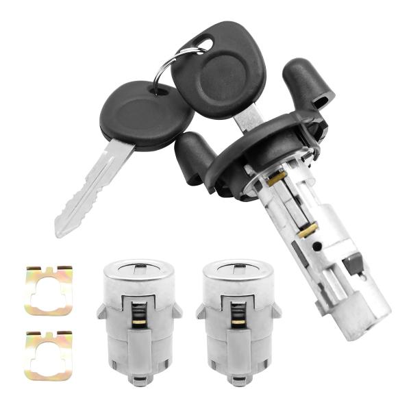 商品名:  SHOZHO Ignition Switch Lock Cylinder and Pair Front Door Lock Cylinder with Keys Compatible with Chevy Silverado T...