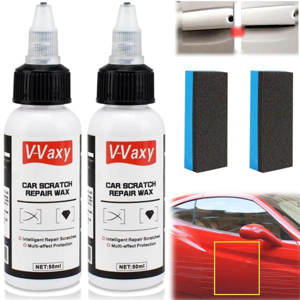 商品名: V-Vaxy (ブイバクシー) カースクラッチリペアワックス カーバフアウトスクラッチ インテリジェントリペアスクラッチャー スクラッチ修復 マルチエフェクト保護 (1.7オンス×2個) V-Vaxy Car Scratch Re...