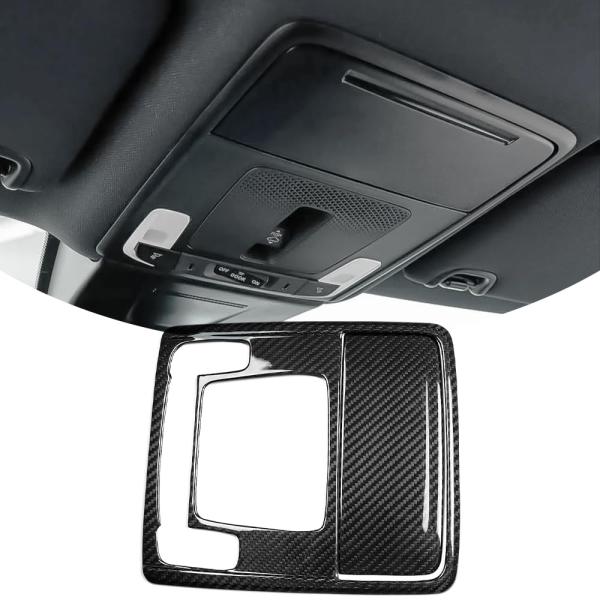 商品名:  Jogon Dry Carbon Fiber Front Row Roof Reading Light Lamp Trim for Acura Integra DE4 DE5 A-Spec Type S 2023 2024 Ce...