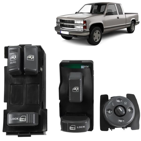 商品名:  15151356 Master Power Window Switch Mirror Control Driver and Passenger Side 2 Door Compatible with Chevy GMC C150...