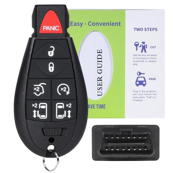 商品名: キーフォブ交換用リモートキーキット Dodge Grand Caravan 2008 2009 2010 2011 2012 2014 2014 2015 2016 Chrysler Town and Country Dodge ...